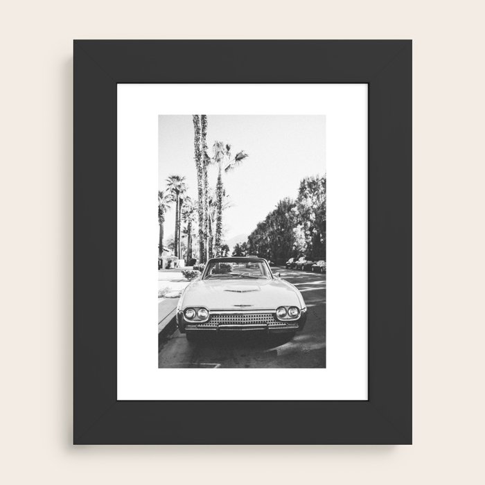 framed car posters