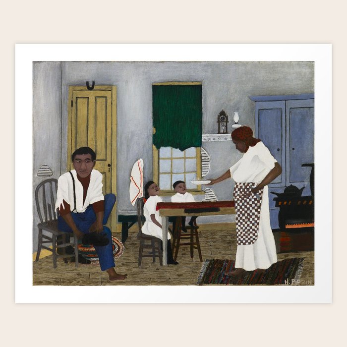 African American Masterpiece Sunday Morning Breakfast by Horace Pippin ...