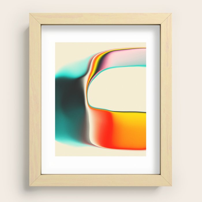 INTERFERENCE Recessed Framed Print by Jazzberry Blue | Society6