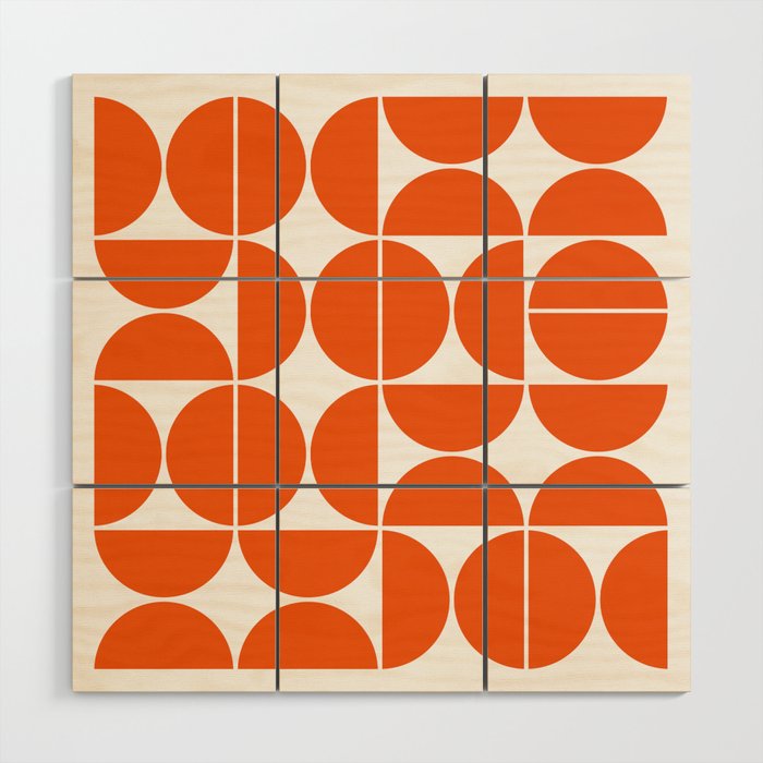 orange geometric pattern
