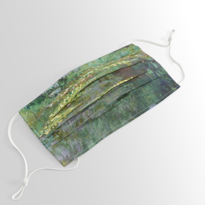 Claude Monet-Le Bassin des Nympheas Face Mask by nobel-art | Society6