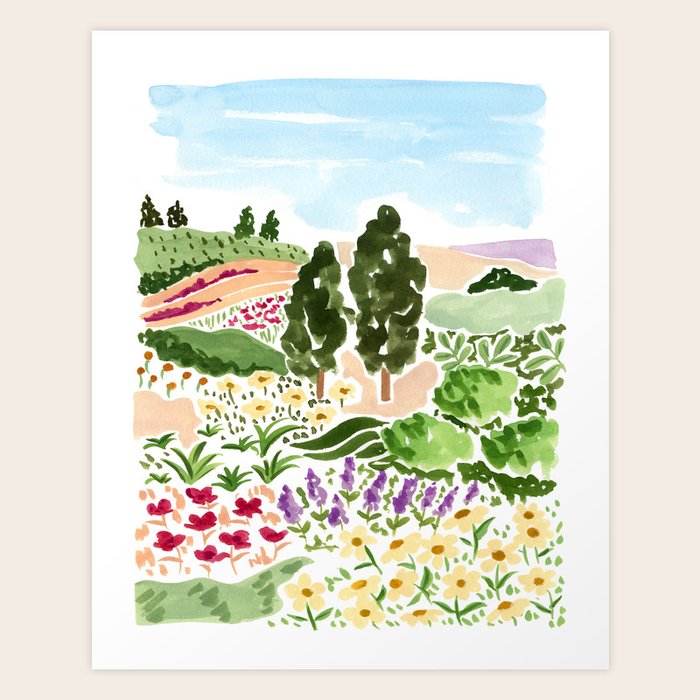 tuscany print