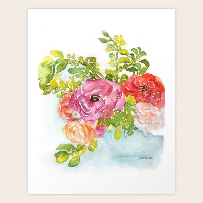 Ranunculus Watercolor
