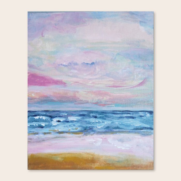 Abstract Beach Sunset