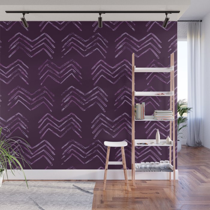 Light Purple Chevron Pattern