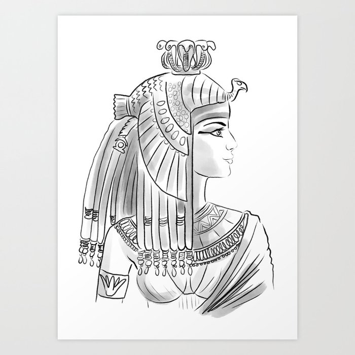 Cleopatra Drawing For Kids