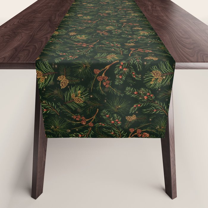 spruce table runner