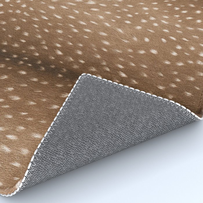 deer fur pattern rug