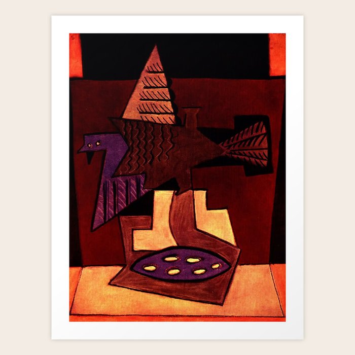 Pablo Picasso - Birds of a feather, cubism - surrealism portrait ...