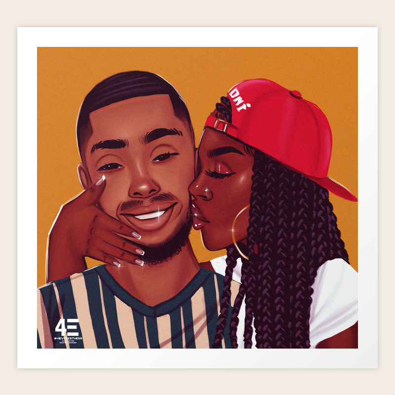 Black Romance Art