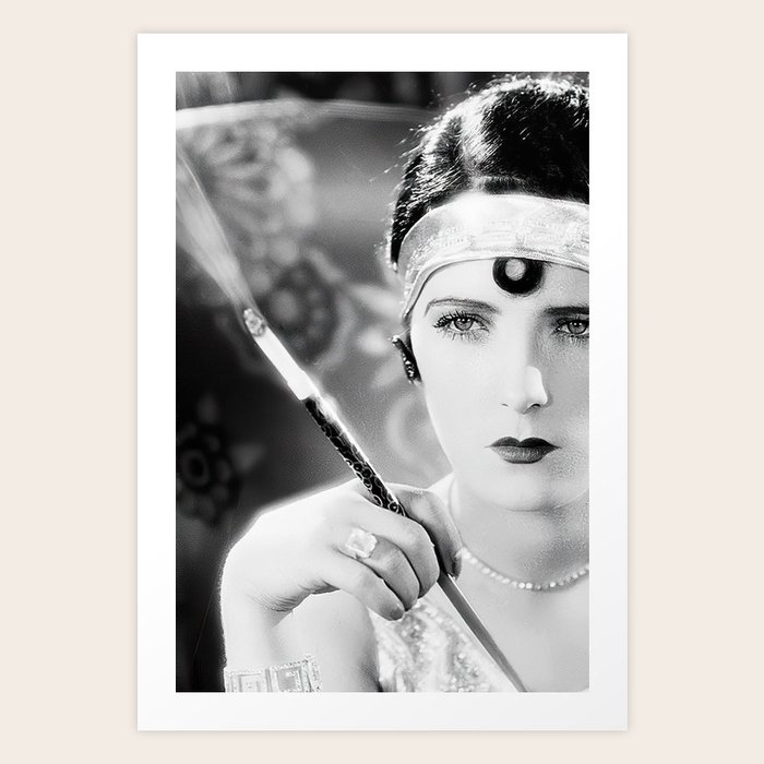 Flapper Smoking Art
