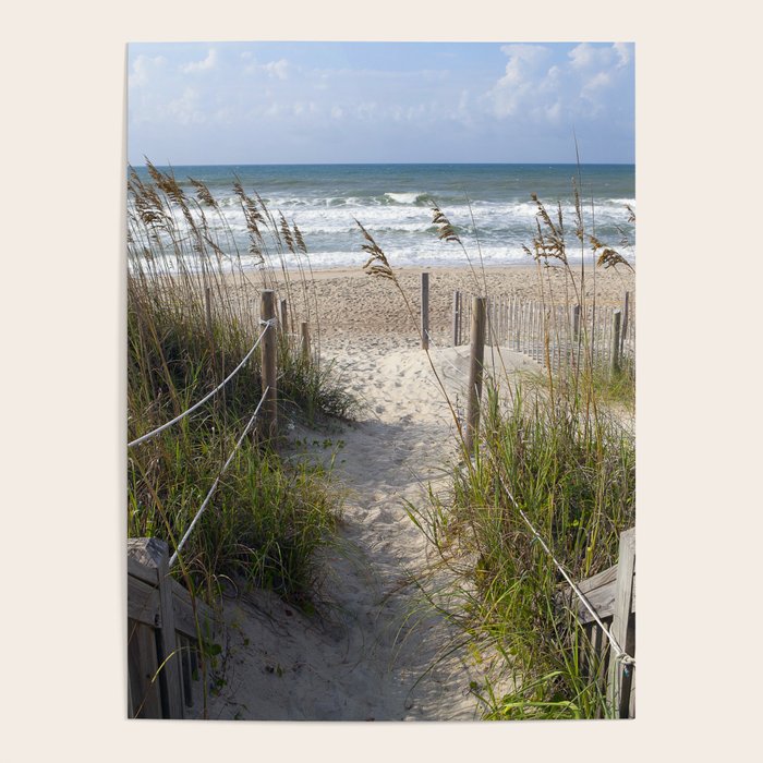 Peaceful Beach Scene Poster by Art by Big Al | Society6