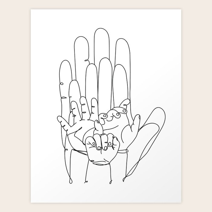 Family Line Art