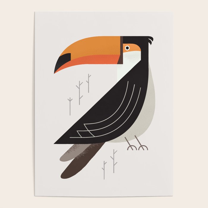 Toucan, Bird of South America Poster by The Printed Sparrow | Society6
