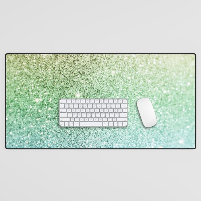 Home & Living Office & School Supplies Glitter Rainbow Desk Mat etna.com.pe