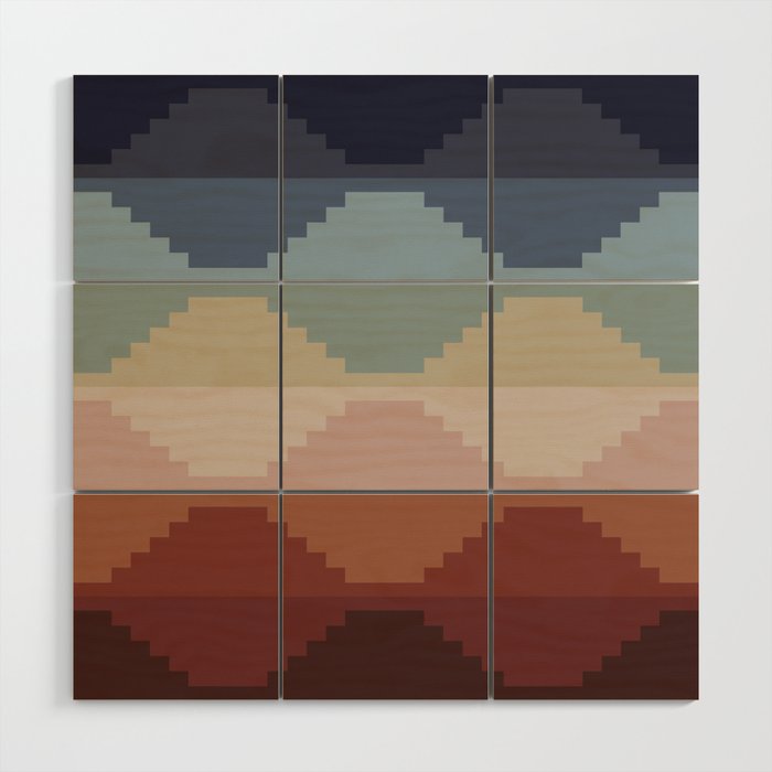 aztec pattern pyramid