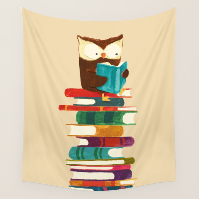 owl reading tree