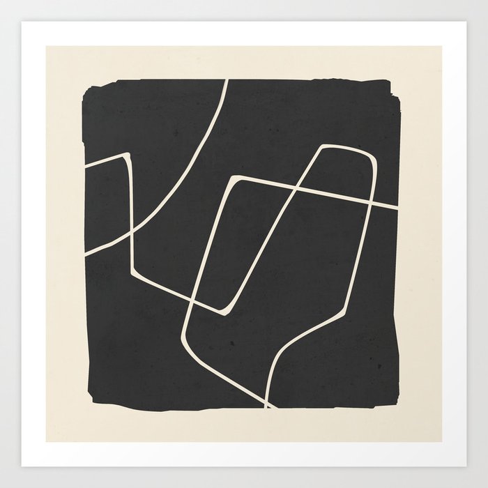 Minimal Abstract Art 25 Art Print by ThingDesign | Society6