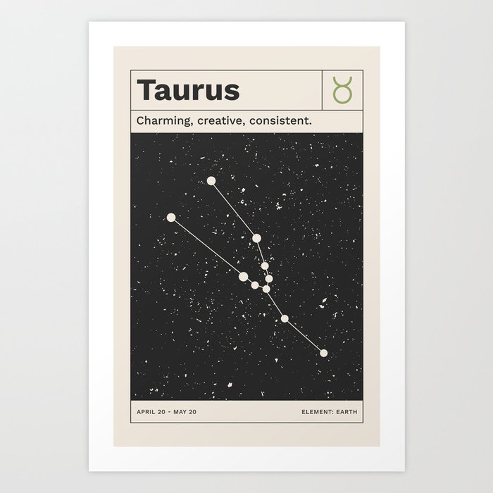 Taurus Constellation Art