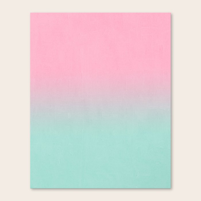 Blue To Pink Fade