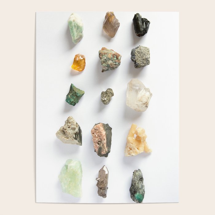 Modern Crystals Poster by NewburyBoutique | Society6