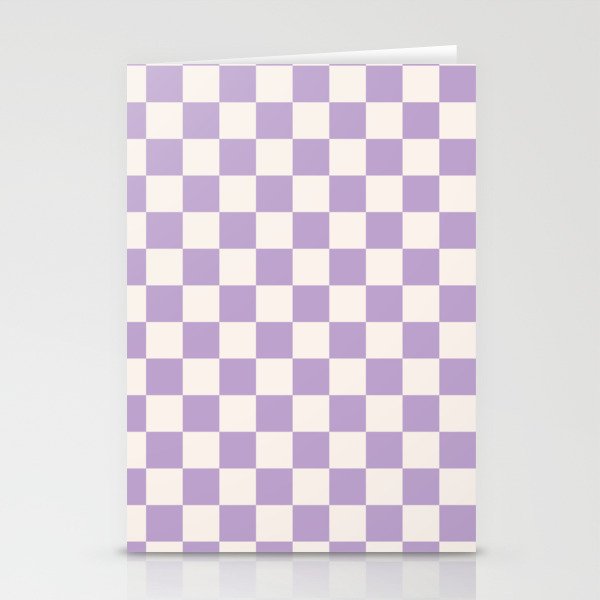 light purple checkered pattern