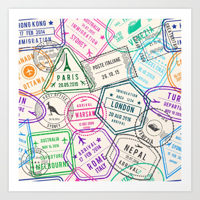 Passport Stamps For Kids