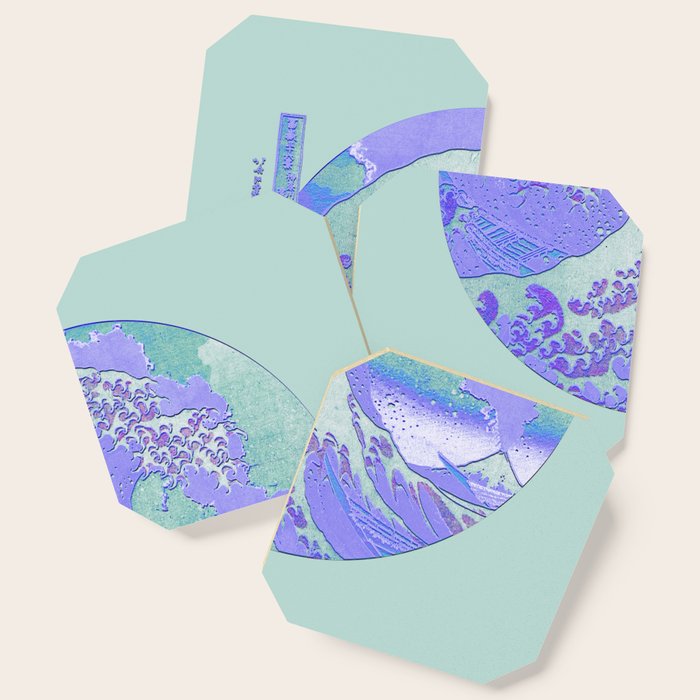 Great Wave Colorful Eruption Coaster by Photography by Anthony Londer ...