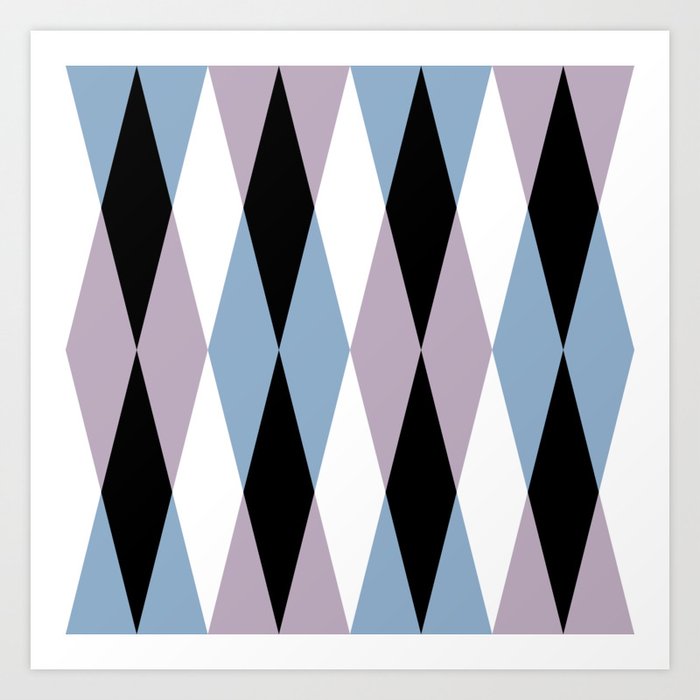 Pink Diamond Harlequin Pattern