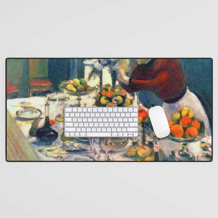 Henri Matisse The Dinner Table Desk Mat by Jon Baran | Society6