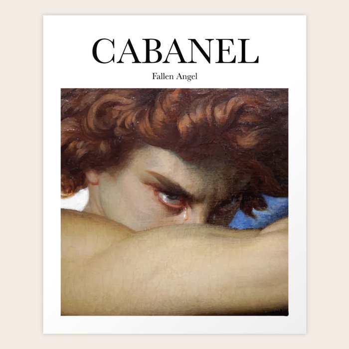 Cabanel - Fallen Angel Art Print by Artily | Society6
