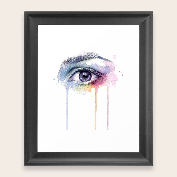 Eye Watercolor Drip
