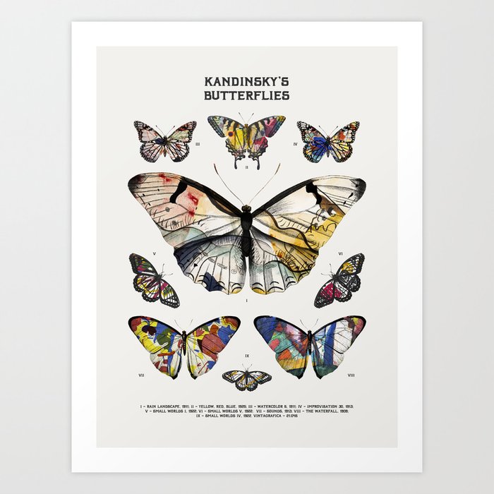 Vintage Butterfly Chart