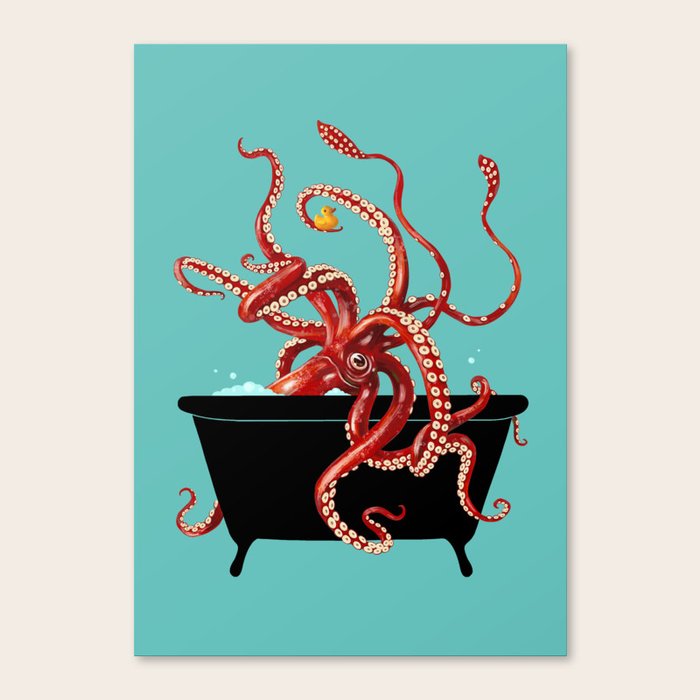 giant squid artwork
