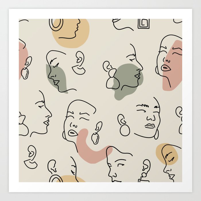 Simple Face Illustration