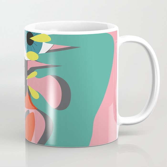 Strange Surrealistic Girl Portrait Coffee Mug By Anastasia Klymenko