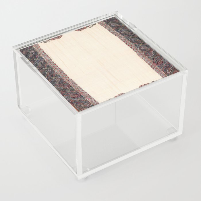 Kashmir North Indian Shawl Print Acrylic Box by Vicky Brago-Mitchell ...