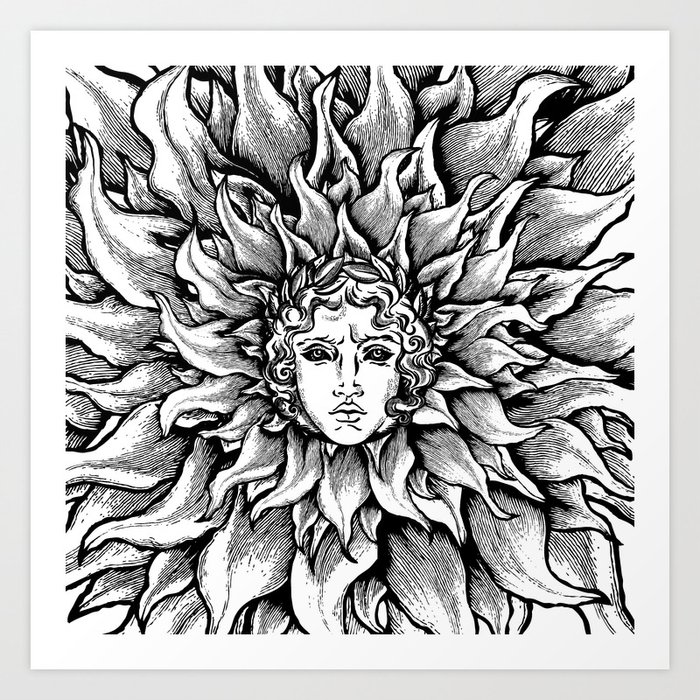 Apollo Sun Drawing