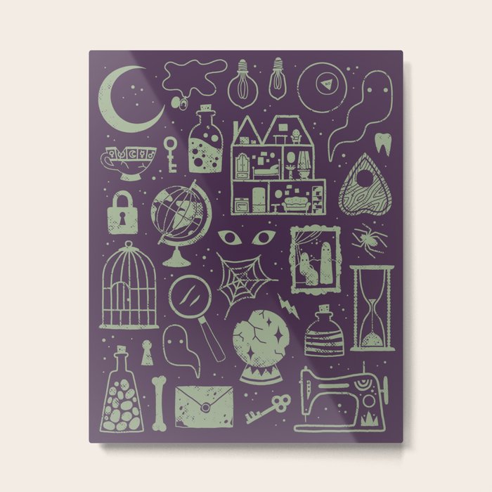 spooky attic drawing