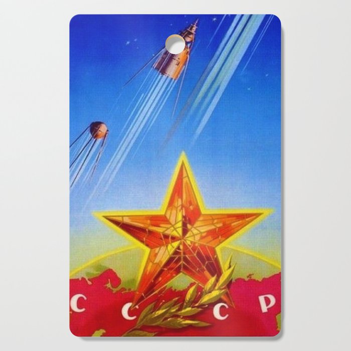CCCP Soviet Union Original Vintage Poster Soviet Rocket Universe ...