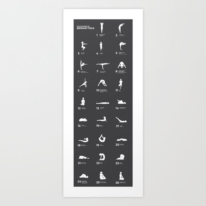 bikram poses chart