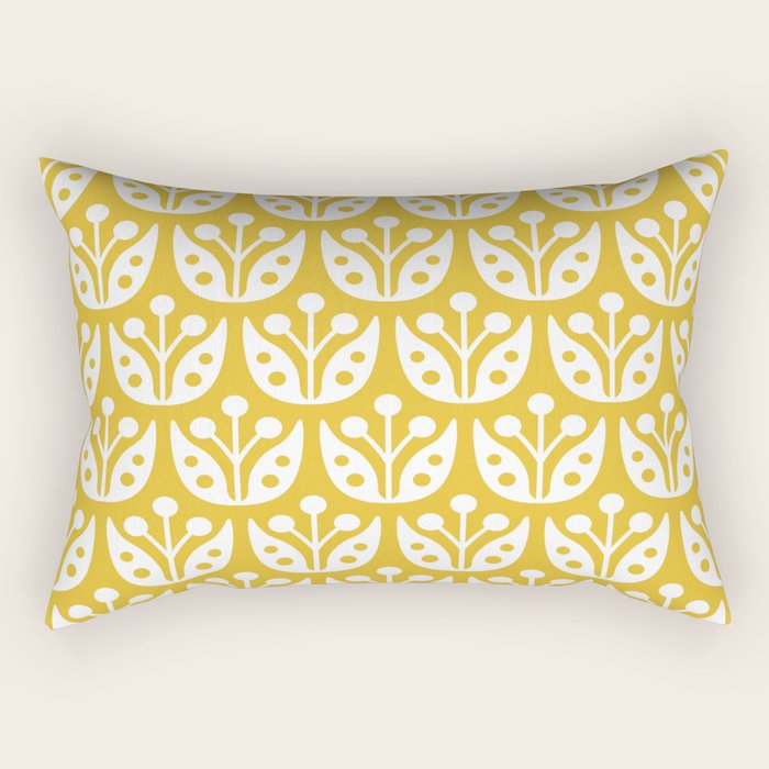 yellow rectangle cushion
