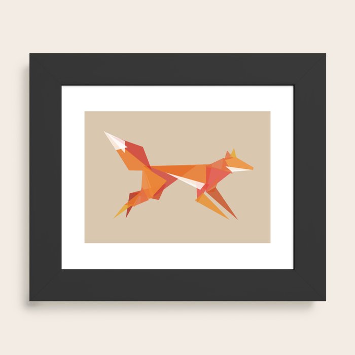 geometric fox art