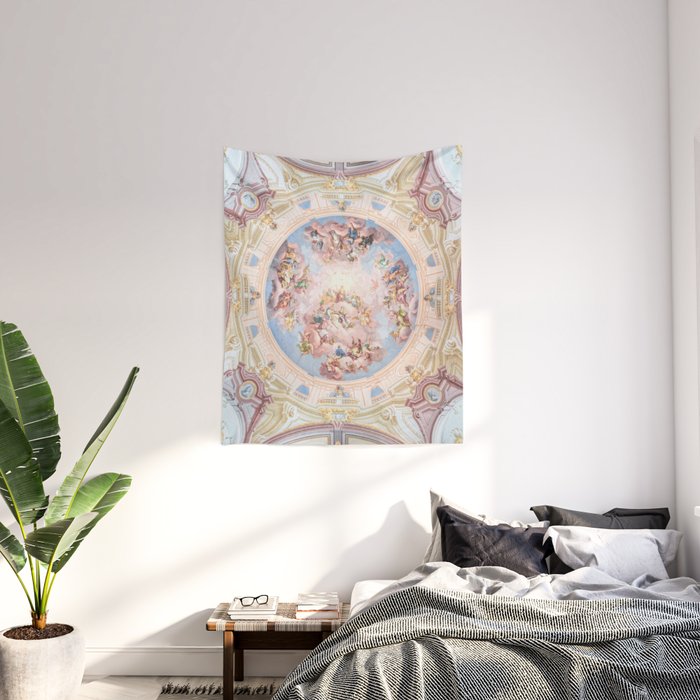 tapestry bedroom ceiling