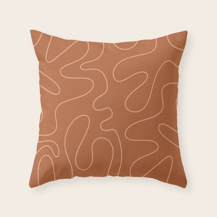 squiggle pattern cushion