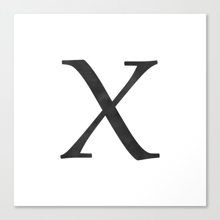 The Letter X In Nature