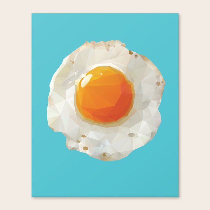 fried egg prints