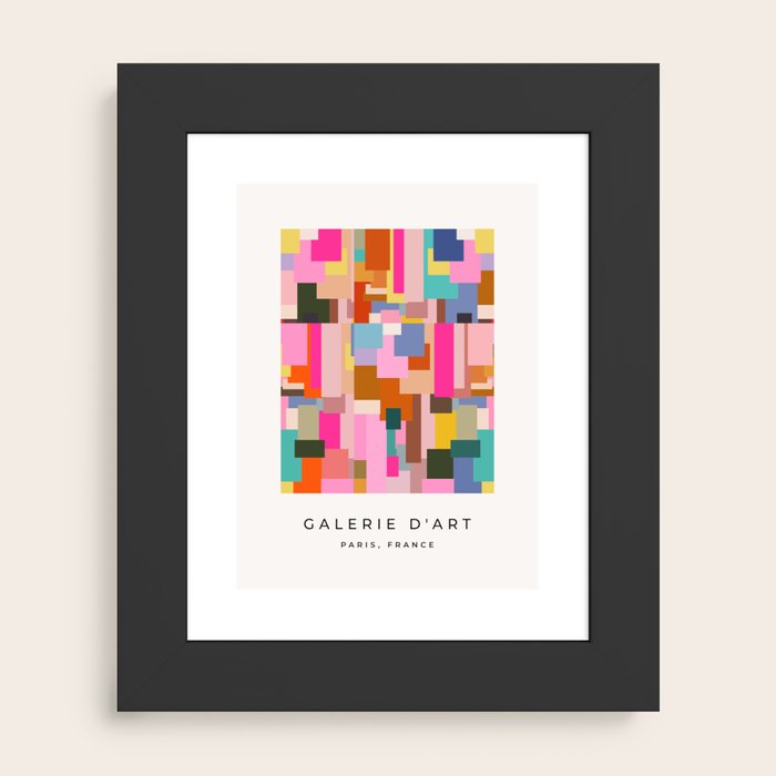 color block picture frame