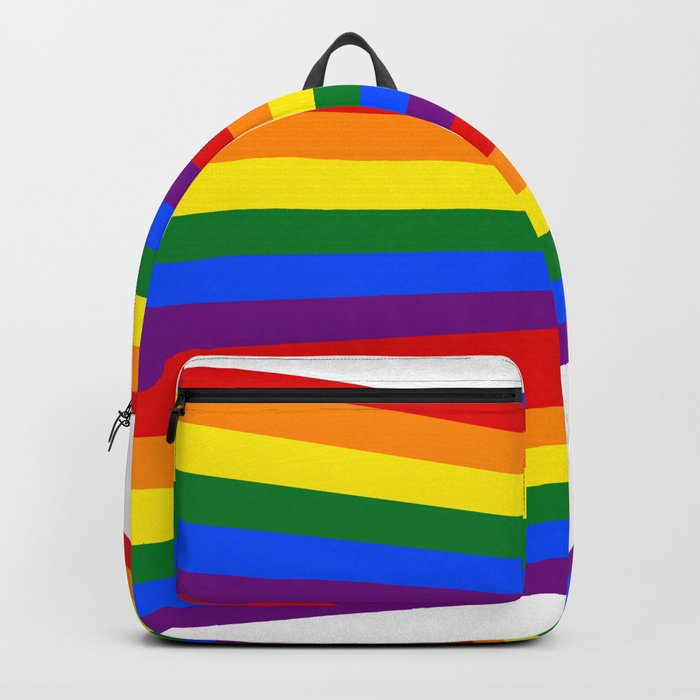 Pride Flag Lgbt Lgbtq Queer Lasoffittadiste Rainbow Backpack By