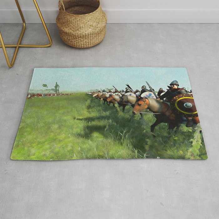 Medieval Army in Battle Rug by AM Fine Art Prints | Society6